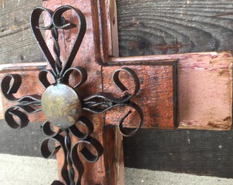 Rustic wall cross | Etsy