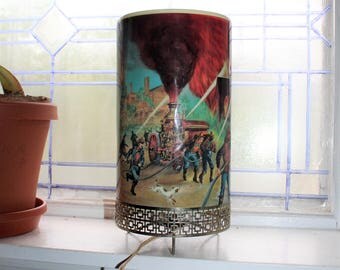 Firefighter lamp | Etsy