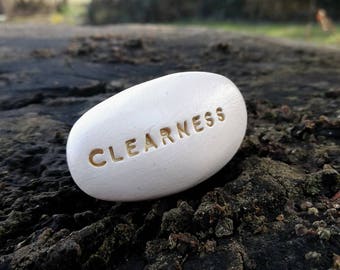 Message stones Inspirational Stones Ceramic custom stone