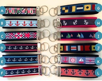 Nautical key ring | Etsy