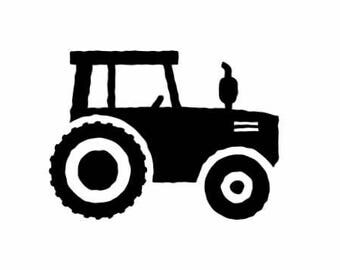 Tractor decal | Etsy