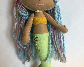 Felt mermaid | Etsy