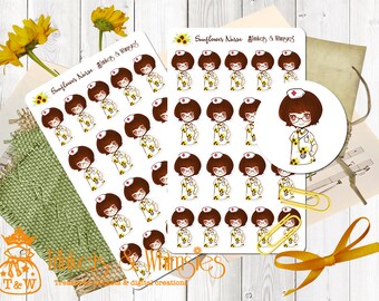 Nurse stickers | Etsy