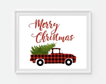 Truck christmas tree | Etsy