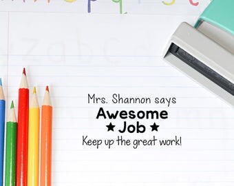 Teacher stamps | Etsy