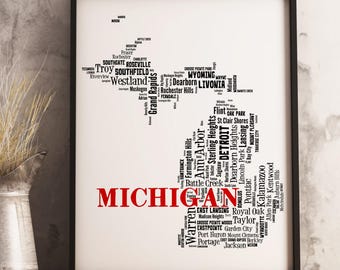 Michigan decor | Etsy