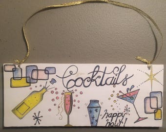 Happy hour art | Etsy