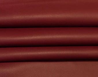 Dark red leather | Etsy