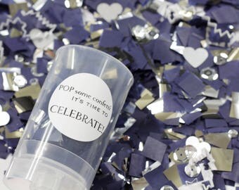 Blue confetti | Etsy