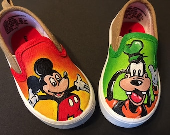 Mickey mouse shoes | Etsy