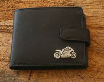 Biker wallet | Etsy