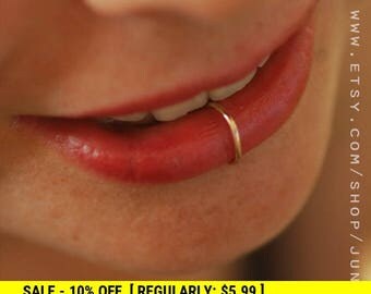 Fake lip ring | Etsy