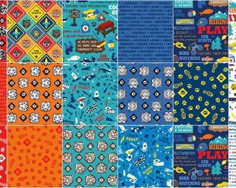Boy scout fabric | Etsy
