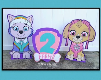 Paw patrol cutouts | Etsy