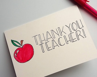 Teacher leaving card | Etsy