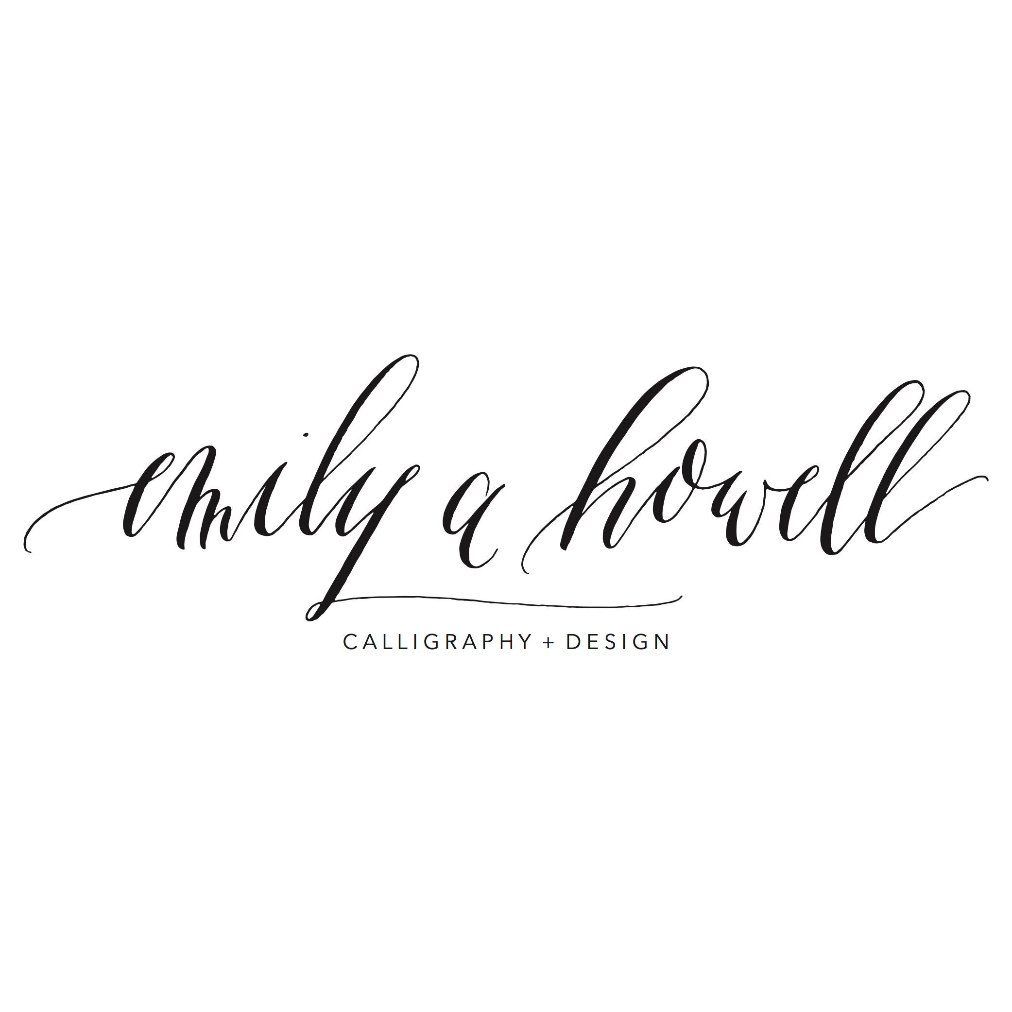 Custom Calligraphy Return Address Stamp