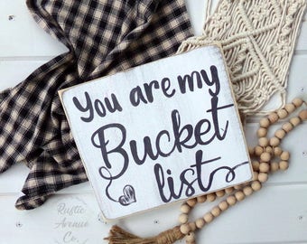 Bucket list | Etsy