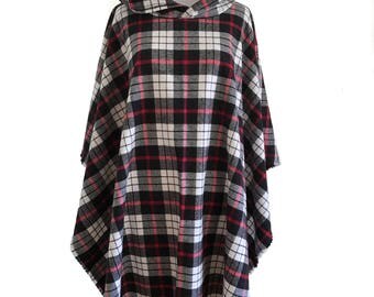 Hooded poncho | Etsy