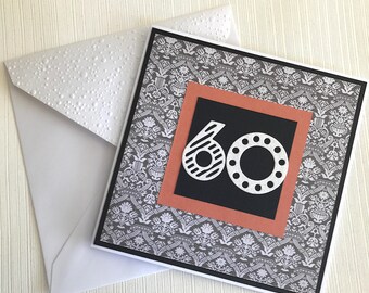 60th birthday card | Etsy