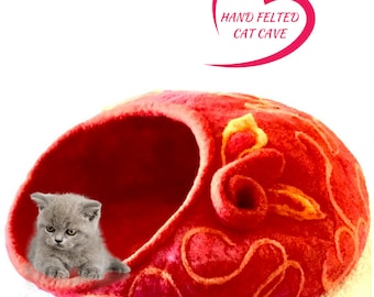 Needle felted cat | Etsy