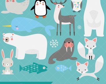 Snowy owl clipart | Etsy