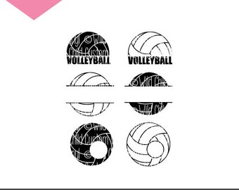 Volleyball monogram | Etsy