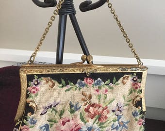 Petit point purse | Etsy