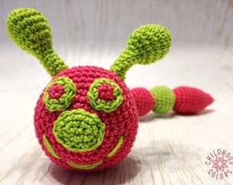 Crochet worm | Etsy