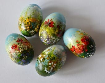 Hand painted eggs | Etsy