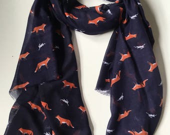 Fox scarf | Etsy