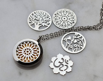 Essential oil diffuser necklace | Etsy