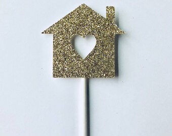 Housewarming Cupcake Toppers Printable House Warming Party