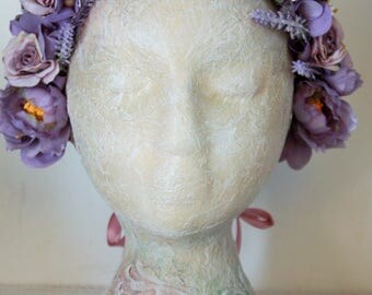 Lavender crown | Etsy