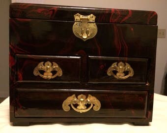Asian jewelry box | Etsy