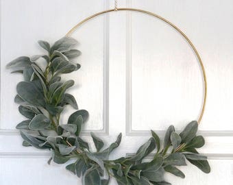 Modern spring wreath | Etsy