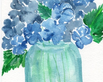 Hydrangea artwork | Etsy