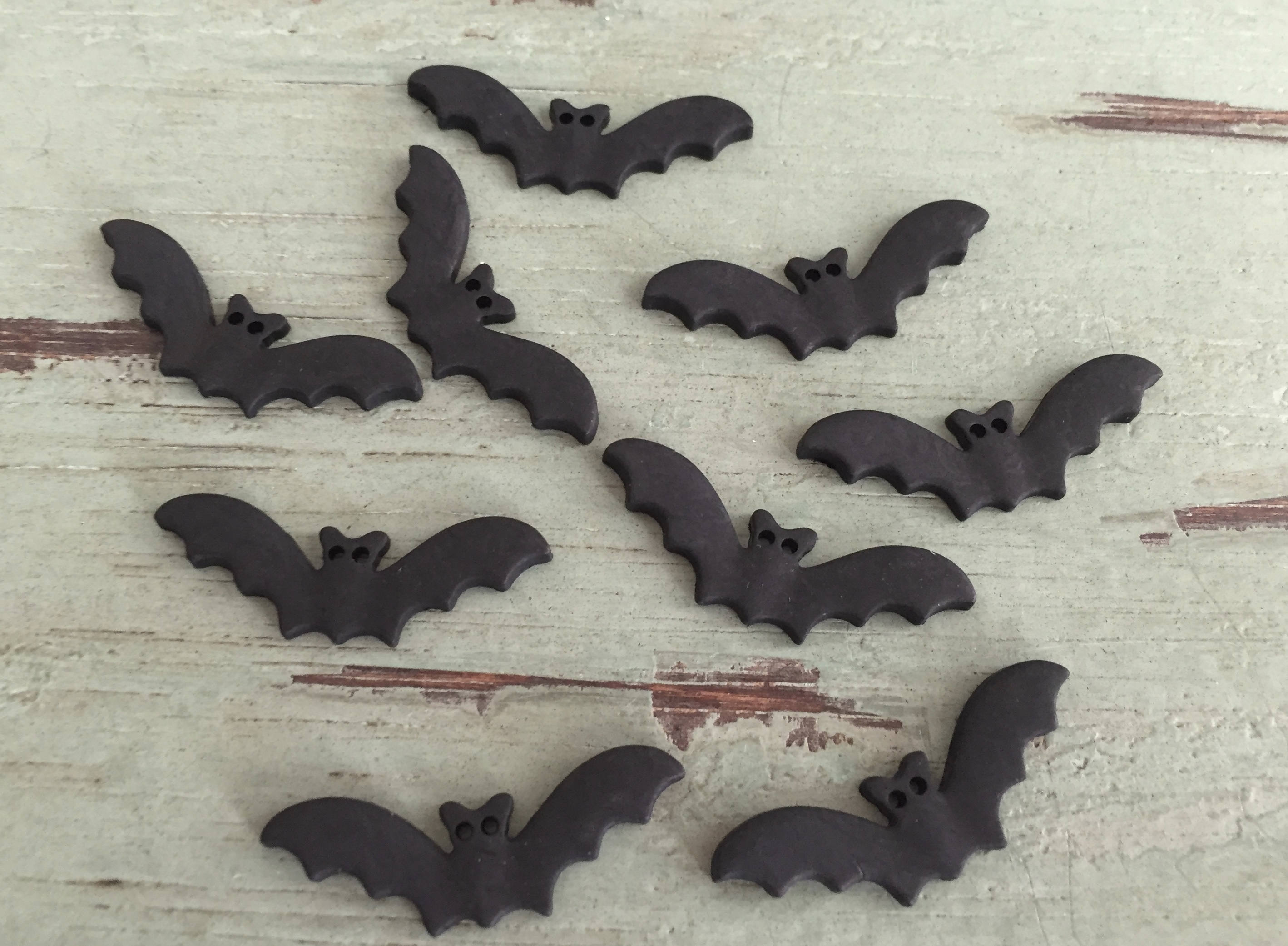 Bat Buttons Packaged Novelty Button Assortment