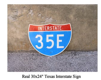 Interstate sign | Etsy