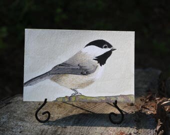 Chickadee artwork | Etsy