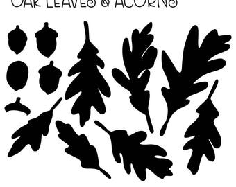 Oak leaf pattern | Etsy
