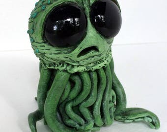 Polymer clay alien | Etsy