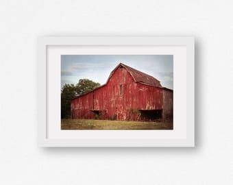 Red barn | Etsy