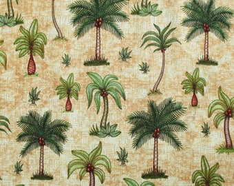 Palm tree fabric | Etsy