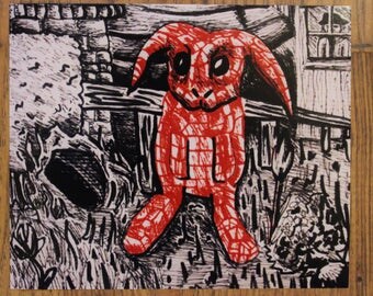 Abstract bunny | Etsy