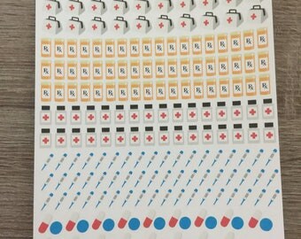 Medical stickers | Etsy