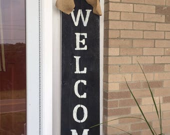 Wooden welcome sign | Etsy