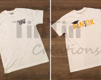 Senior shirt | Etsy