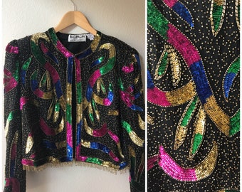Sequin jacket | Etsy