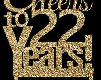 22nd anniversary | Etsy