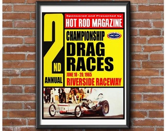 Drag racing posters | Etsy